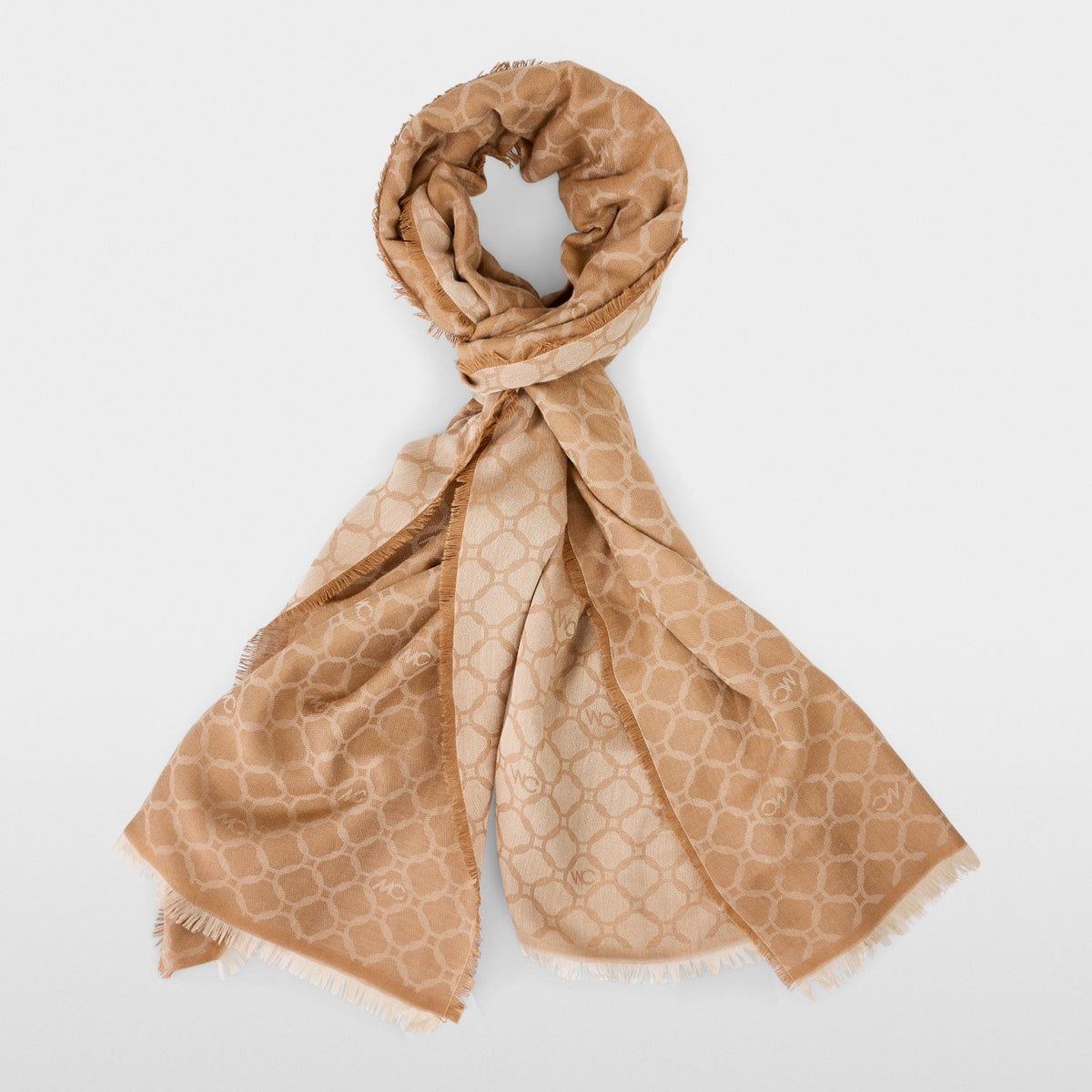 Marc Cain Warm Sand Scarf in cotton/viscose blend – Think Bubbles