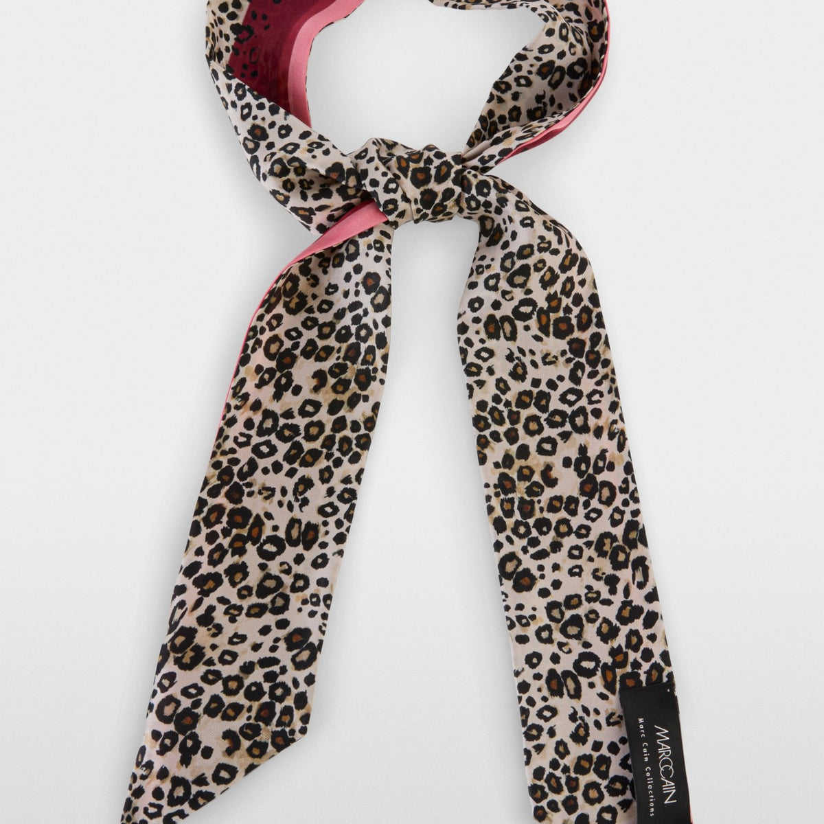 Marc Cain Leopard print silk scarf – Think Bubbles
